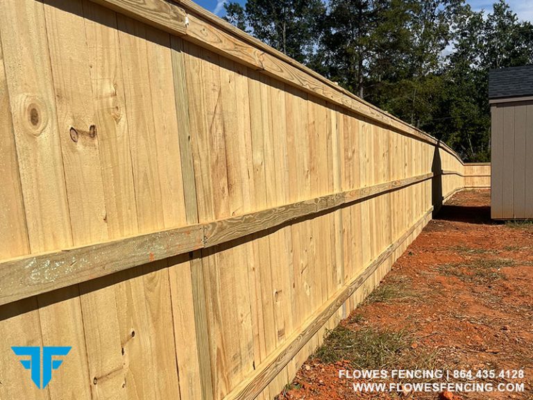 Charleston Style Fence In Cowpens - Flowes Fencing | Residential and ...