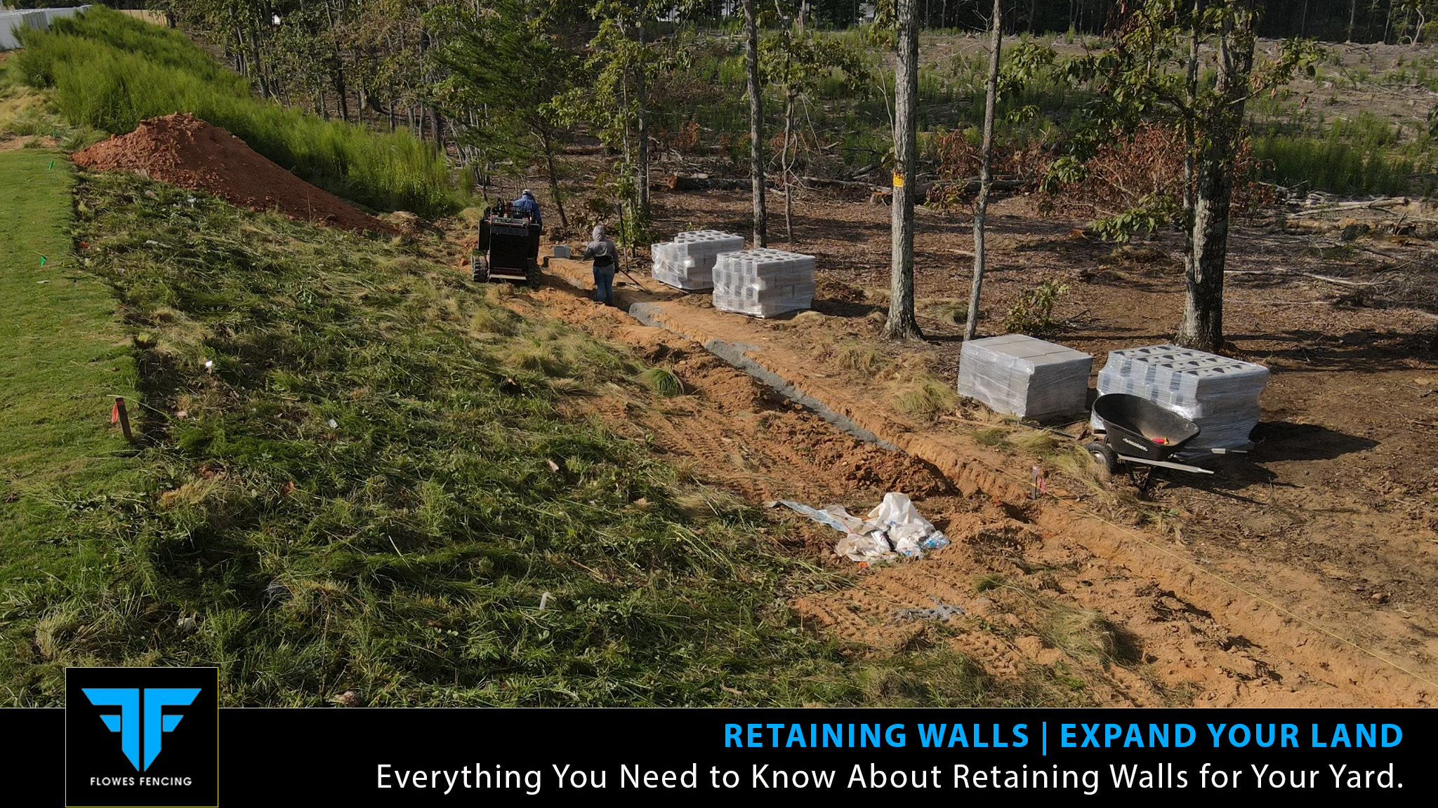Retaining Walls | Expand Your Land - Flowes Fencing | Residential and ...